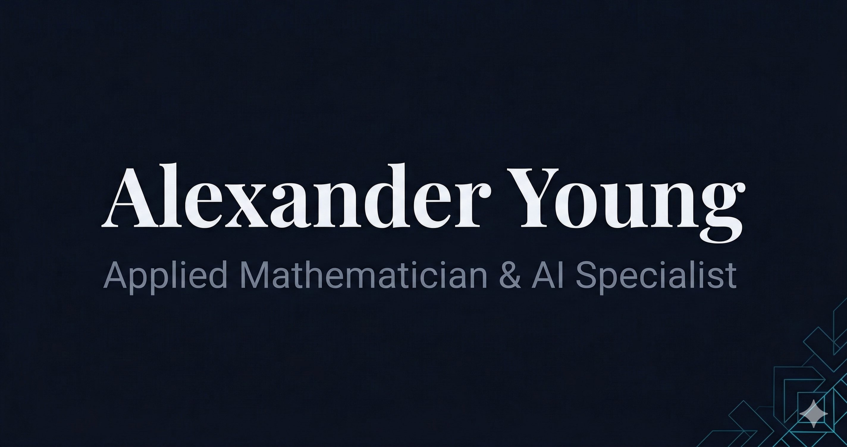 Alexander Young — Applied Mathematician & AI Specialist